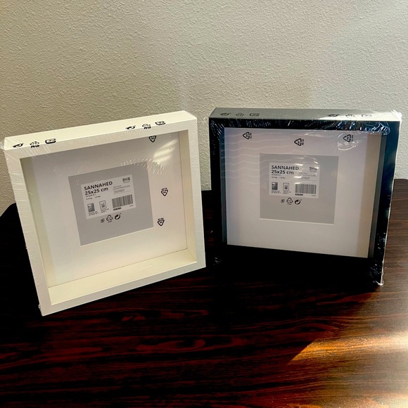 IKEA | Accents | Brand New Ikea Frames 3 Black 3 White | Poshmark